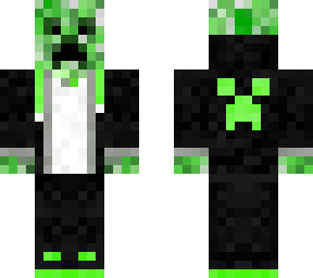 Cool Modern jacket creeper skin | Minecraft Skin