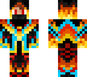 fire ninja skin | Minecraft Skin