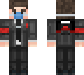 RK800 Red Facemask | Minecraft Skin