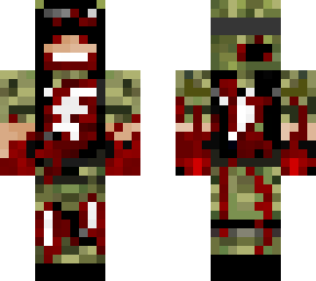 Zombie Soldier 2 | Minecraft Skin