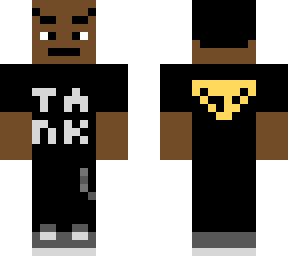 deji bad hairline angry | Minecraft Skin