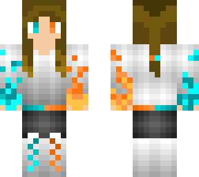 Fire and ice/ boy and girl | Minecraft Skin