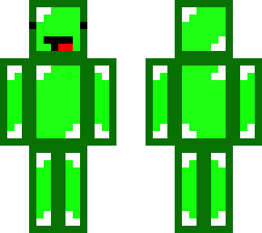 Green noob | Minecraft Skin