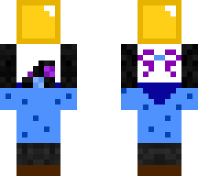 Little Jolly Gold Block | Minecraft Skin