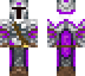 medieval purple knight | Minecraft Skins