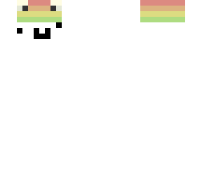 rainbow frog hat | Minecraft Skins