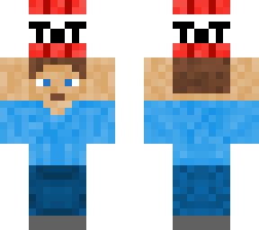 steve holding tnt | Minecraft Skins