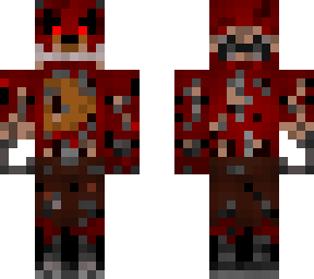 Withered foxy | Minecraft Skin