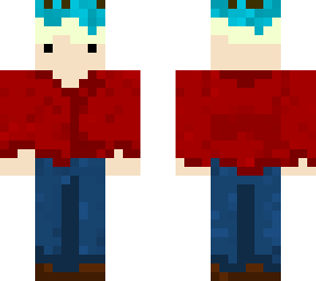 Blue Faded V2 | Minecraft Skin
