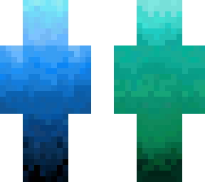 Blue-Green Gradient | Minecraft Skin