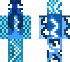 blue lightning | Minecraft Skin