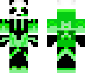 green panda dj | Minecraft Skin