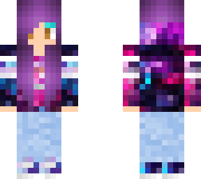 LaurenZside Galaxy Girl!! | Minecraft Skin
