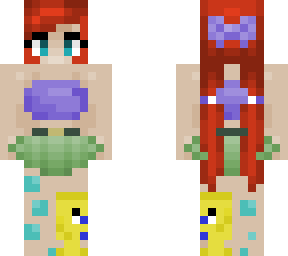 Lil Mermaid & Flounder | Minecraft Skin