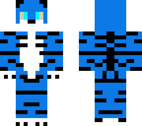 Blue Tiger | Minecraft Skin