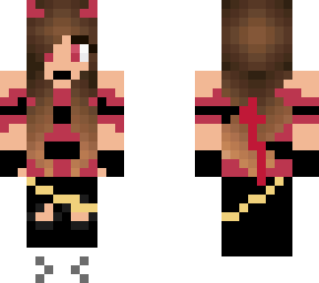 Cute Demon Girl | Minecraft Skin