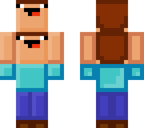 Derp Steve Minecraft Skin