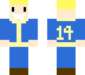 Fallout Vault Boy | Minecraft Skin