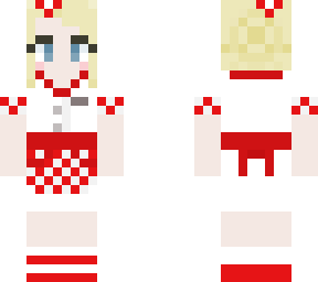 My skin in 1950s waitress outfit | Minecraft Skin
