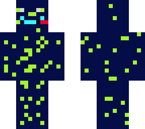 Neon boy with neon smile | Minecraft Skin