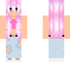 Pink Tube Top | Minecraft Skin