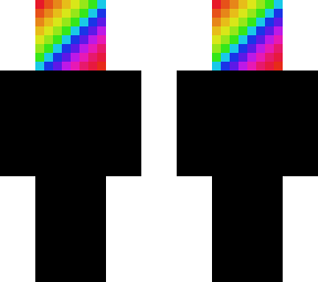 Rainbow Disco Head | Minecraft Skin