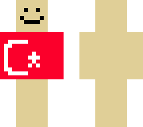 Turkish Flag | Minecraft Skin