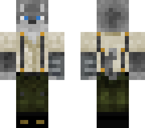 anthro wolf | Minecraft Skin