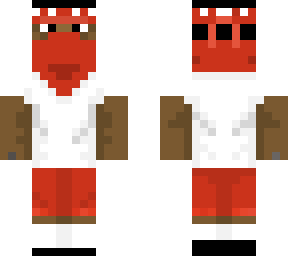 Gang Bloods Red Minecraft Skins