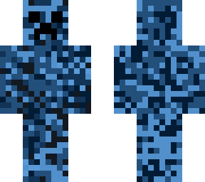 creeper azul | Minecraft Skin