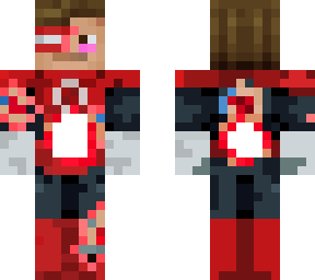 damaged red lantern | Minecraft Skin