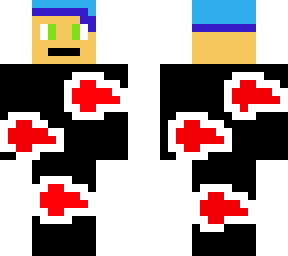 guy with akatsuki cloak | Minecraft Skin