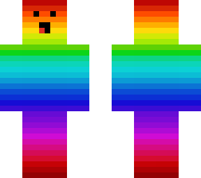 Rainbow Derp | Minecraft Skin