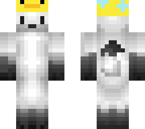 Arctic fox duck hat edit | Minecraft Skin
