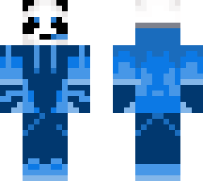 Blue Panda Gamer | Minecraft Skin