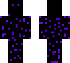 corupted purple steve | Minecraft Skin