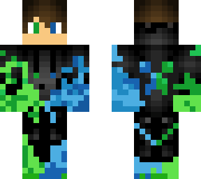 Elemental Boy Plant And Water | Minecraft Skin
