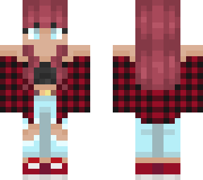 Girl Flannel | Minecraft Skins