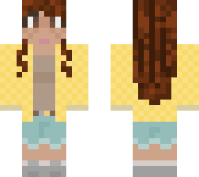 Girl in a cardigan | Minecraft Skin