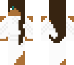 girl in a white dress | Minecraft Skin