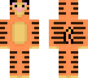 qt tigger | Minecraft Skin