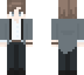 Suspenders & Cardigan | Minecraft Skin
