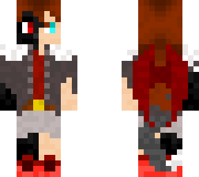 Demon-wolf girl | Minecraft Skin