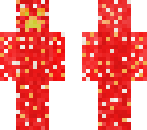 Fire creeper | Minecraft Skin