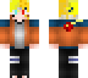 naruto kurama power(poder de urama) | Minecraft Skin