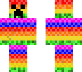 RAINBOW CREEPER | Minecraft Skin