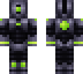 slime guy siting in mech suit | Minecraft Skin