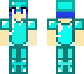Troll Diamond Armor | Minecraft Skin