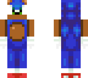 dark sonic | Minecraft Skin