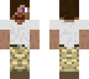Elite long hair Steve | Minecraft Skin